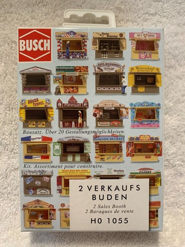 Busch #1055 HO Scale Two Sales Booths | eBay
