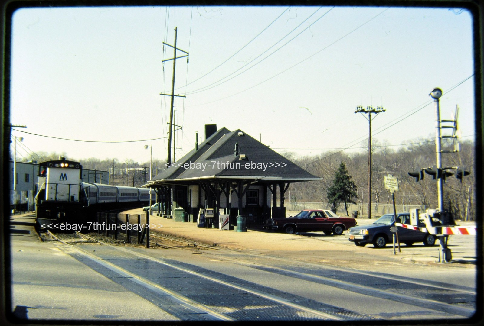 Original Railroad Slide OSLD Long Island LIRR 153 Glen St Station 3/9 ...
