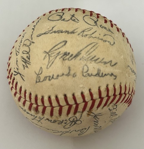 1964 Cincinnati Reds Team Facsimile 26 Autographs Baseball Souvenir ...