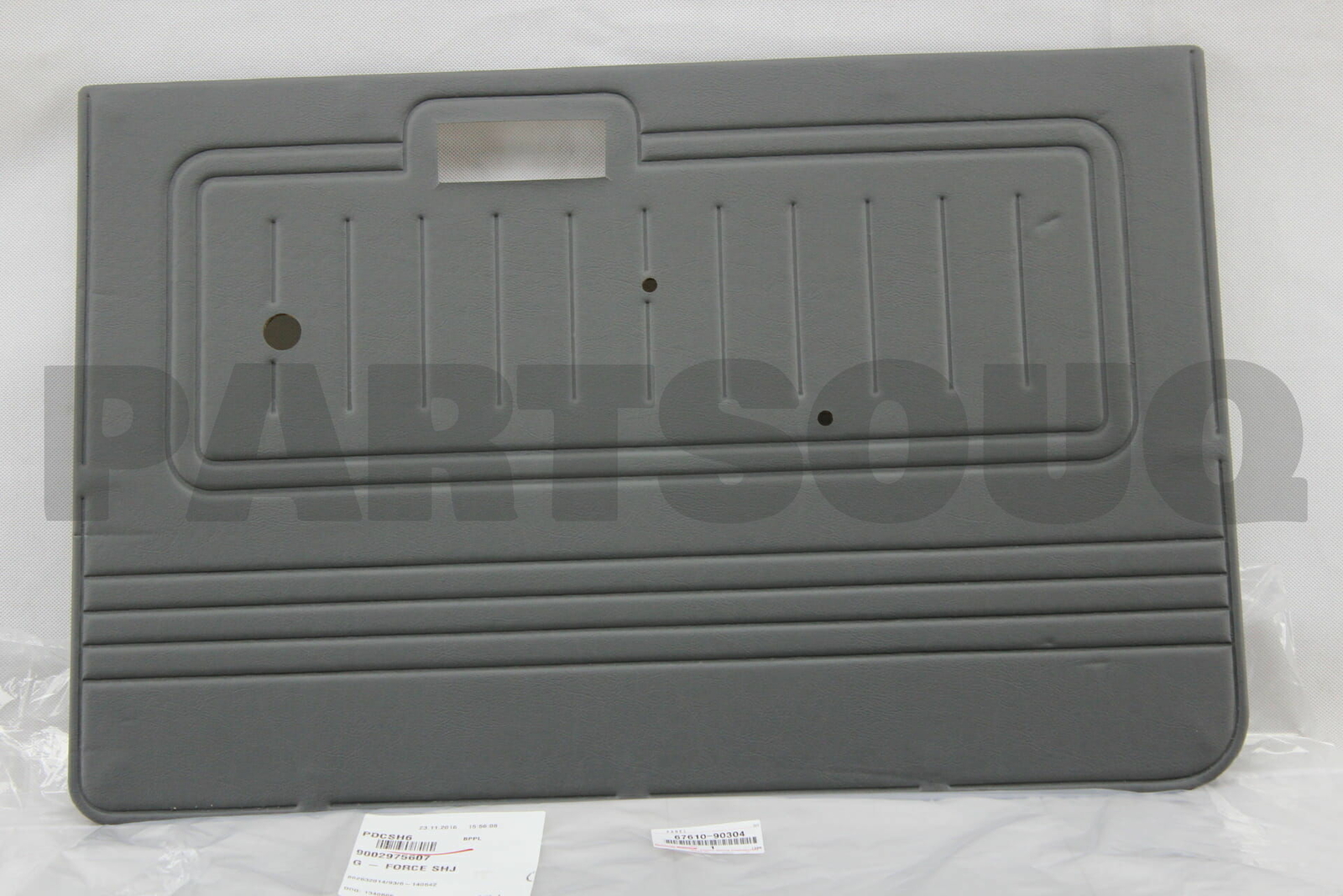 6761090304 Genuine Toyota BOARD SUB-ASSY, FRONT DOOR TRIM, RH 67610 ...