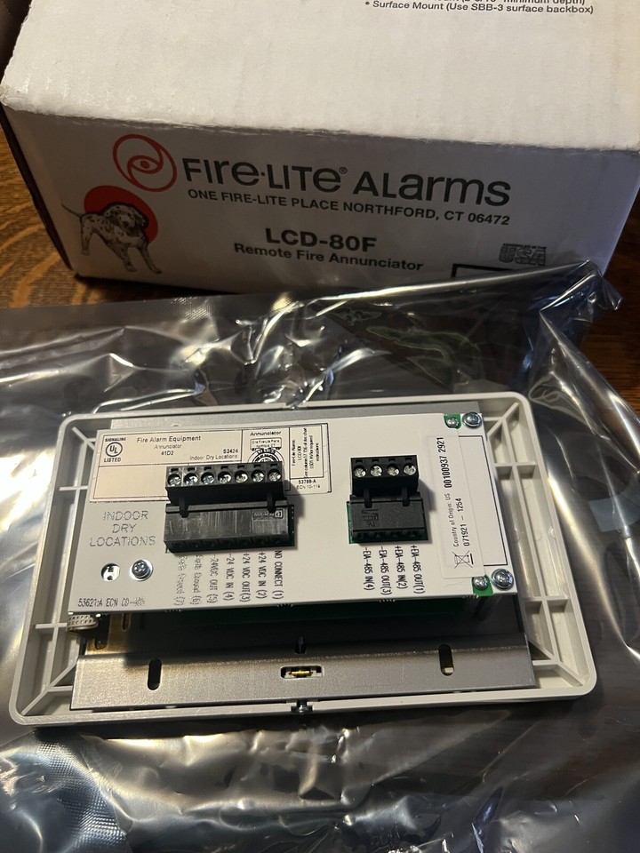 Fire-Lite LCD-80F Fire Alarm - White NEW - OPEN BOX 783008104481 | eBay