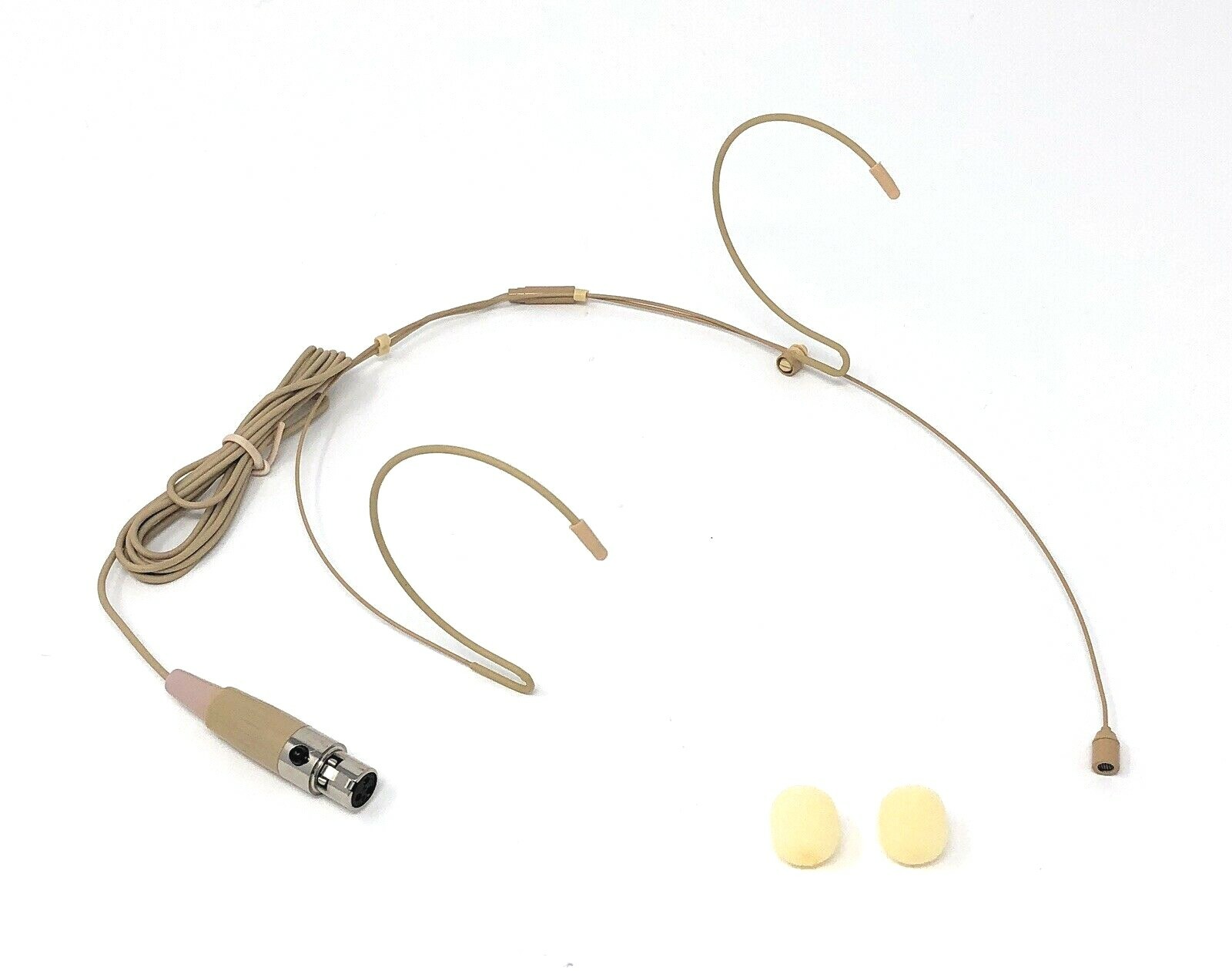 Beige Headset Microphone for AKG Samson Wireless Mic System w/ mini XLR ...