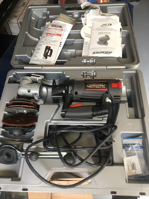 RotoZip Revolution Spiral Saw Rev01 Type Many Extras Rotary Tool for ...