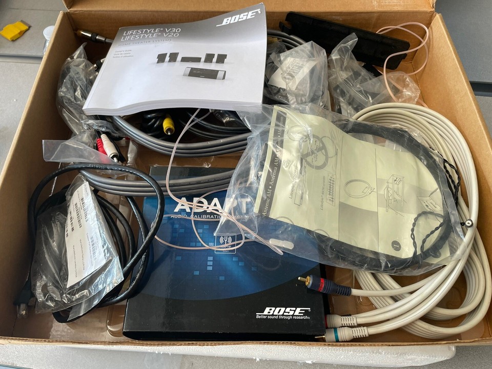 Bose Lifestyle V30 Home Theater System - Black In Original Box Mint ...