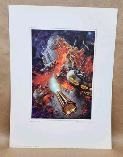 1970's Kelly Freas Sci Fi Art Print | eBay