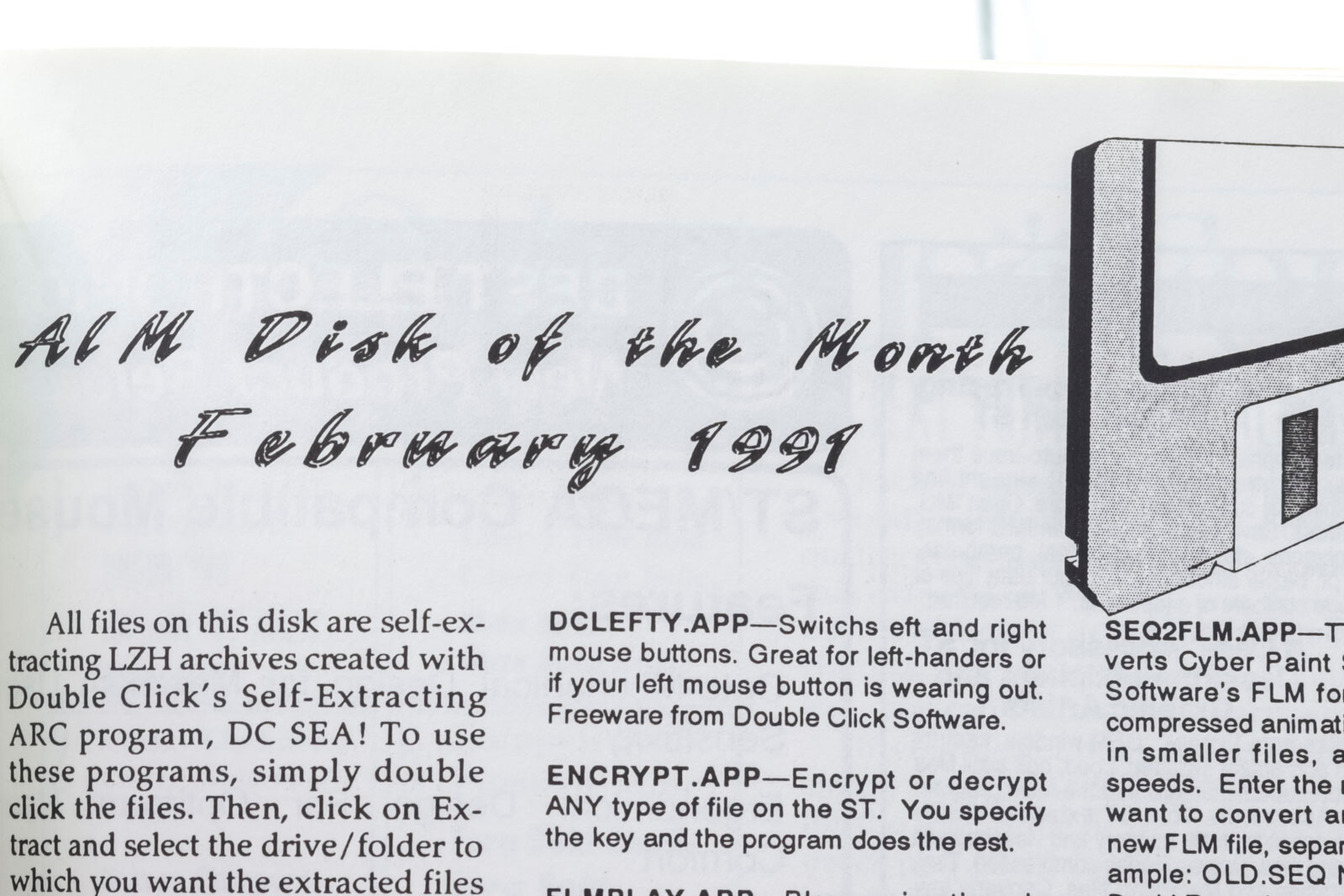 Atari Interface Neodesk Magazine 1991 | eBay