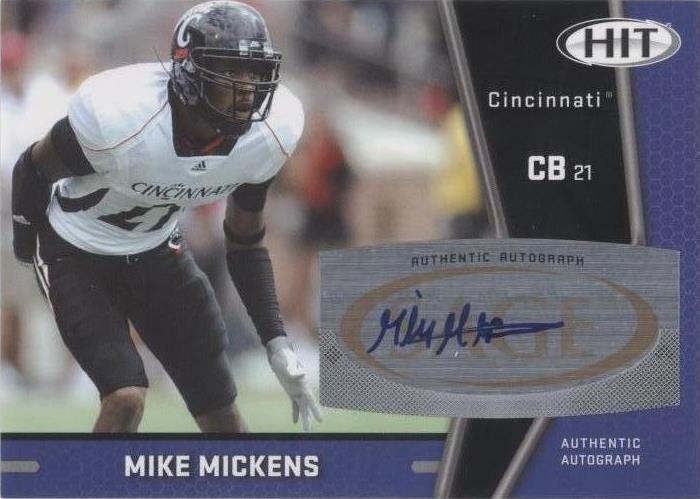 2009 SAGE Hit - Autographs Mike Mickens #A79 (AU, RC) for sale online ...