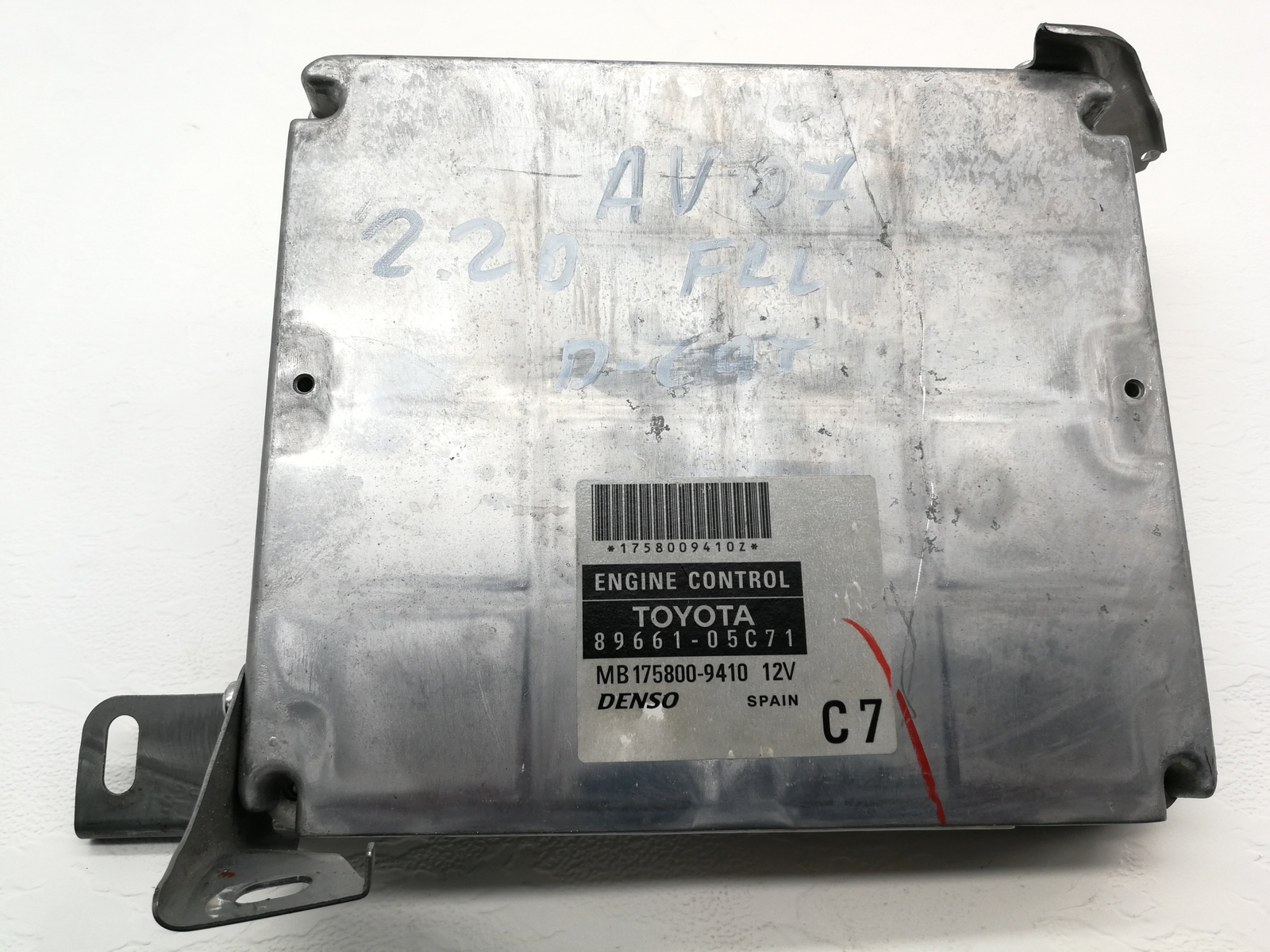 TOYOTA AVENSIS T25 Engine Control Unit 89661-05C71 2.2 Diesel 2007 ...