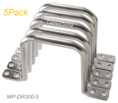 5-Pack Cable Distribution D-Ring, 3-1/8" Wide x 3-3/8" Deep, WP-DR300-5 ...