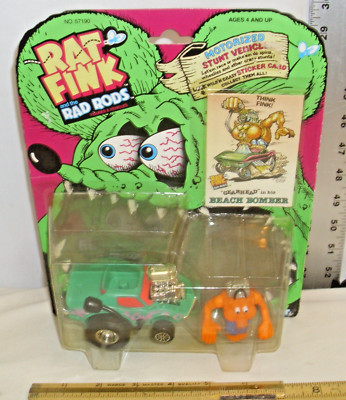 KENNER ED ROTH RAT FINK BEACH BOMBER CORVETTE CAR FIGURE NEW ON CARD | eBay