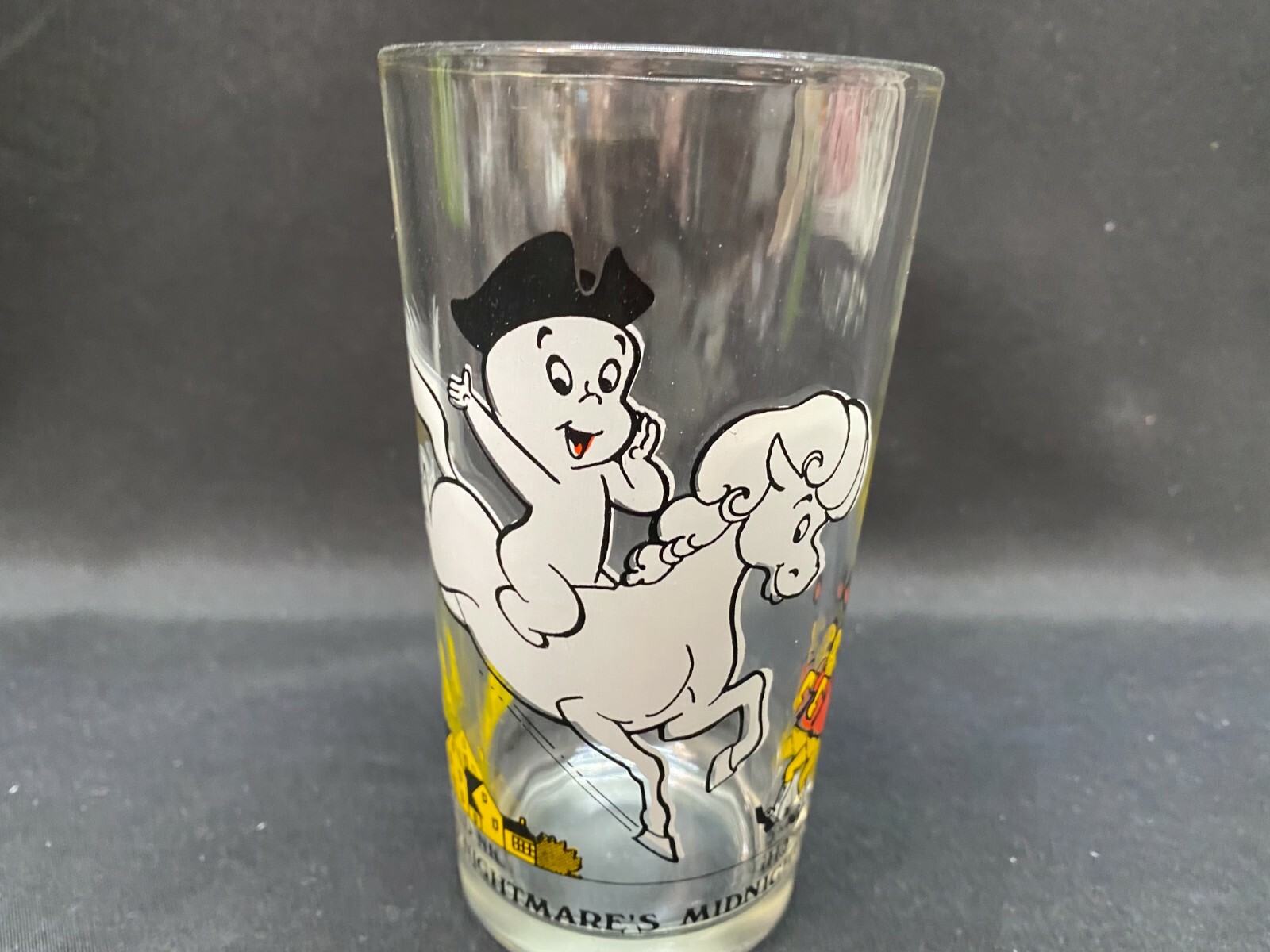 Casper & Nightmares Midnight Ride ~ Glass Tumbler ~ 5 1/4" Tall | eBay
