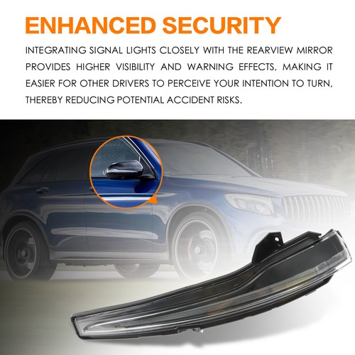 Mirror Turn Signal Light Driver Left Side for Mercedes C Class ...
