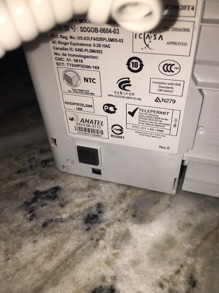 hp officejet j3600 fax machine printer-Used-SHIPS N 24 HOURS | eBay