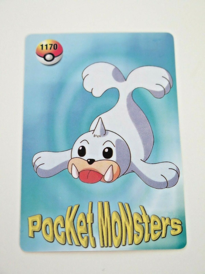 Pokemon BLASTOISE & SEEL Pocket Monsters Holo Prism Vending Sticker ...