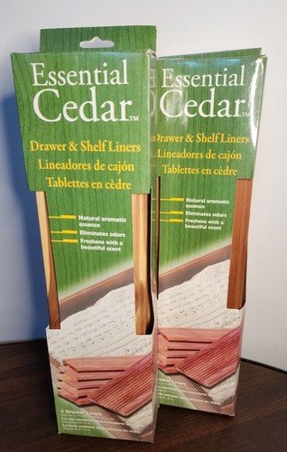 Essential Cedar Aromatic Cedar Drawer Liners - Set of 9 Pcs - Never ...