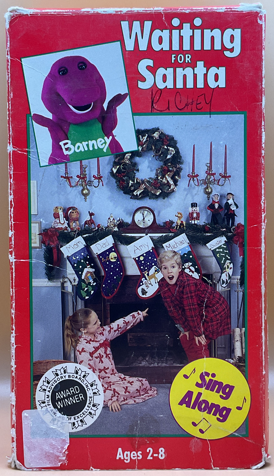 Barney: Waiting for Santa VHS 1990 Black | Grelly USA
