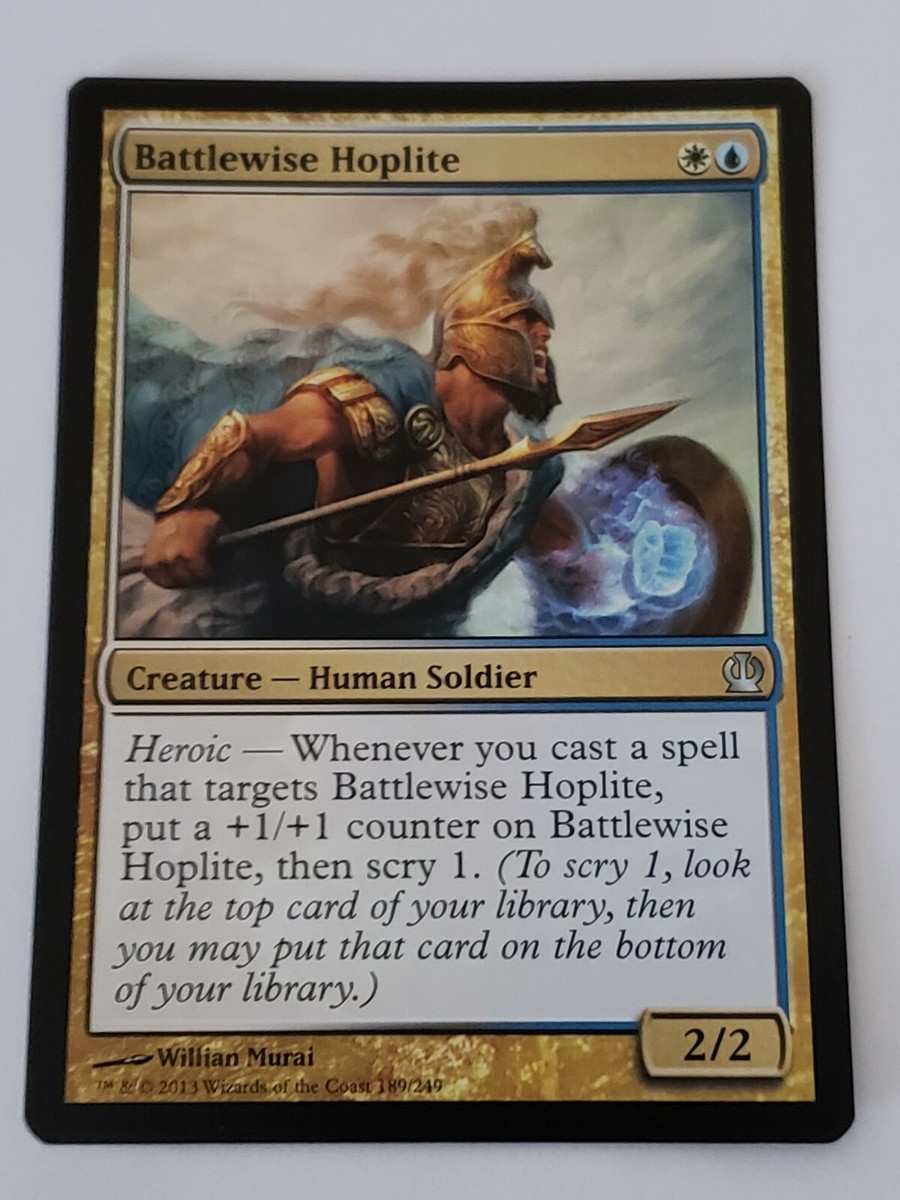 Mtg White Blue Heroic Magic Deck Battlewise Hoplite Gods Theros Event