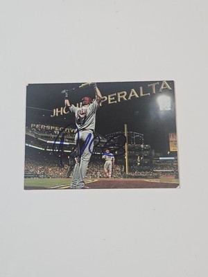 2016 Topps Perspectives Jhonny Peralta #P-9 Autograph Signed Card | eBay