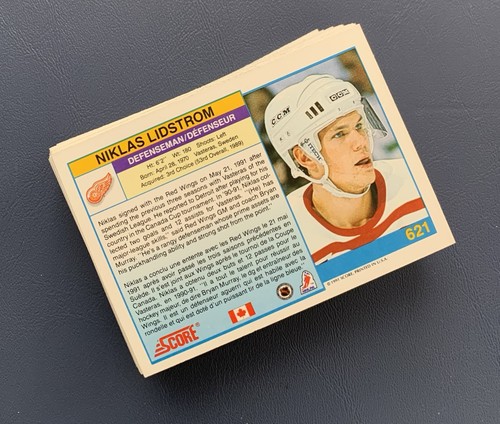 (50) 1991 Score Niklas Lidstrom Rookie Card Lot HOF RC Red Wings | eBay