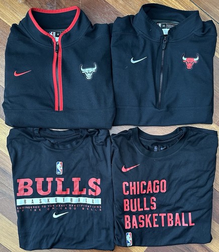 Nike DriFit NBA Authentics Chicago Bulls Tops Lot Men's size MEDIUM ...