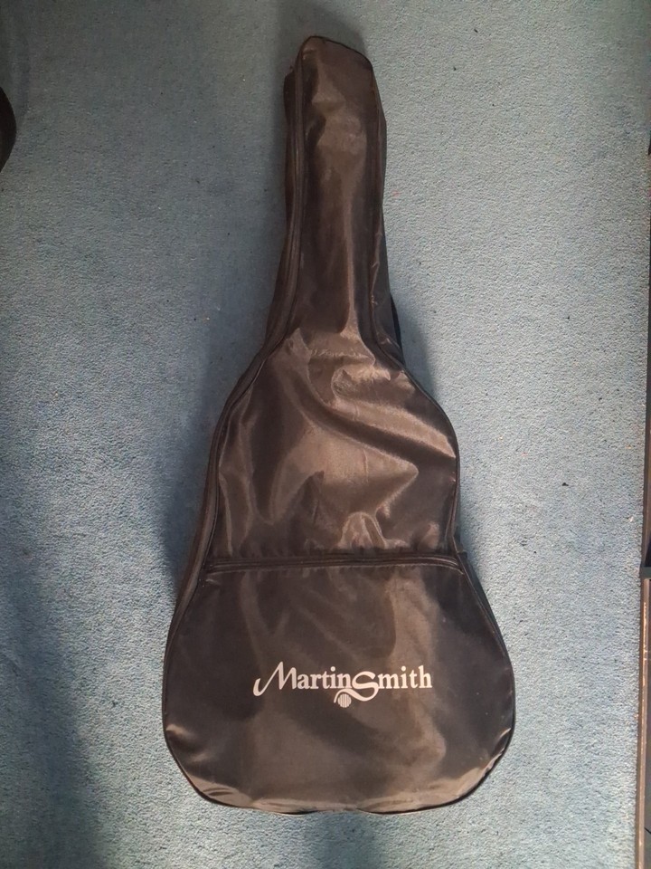 Martin Smith Full size Acoustic Guitar with Accessories and carry case ...