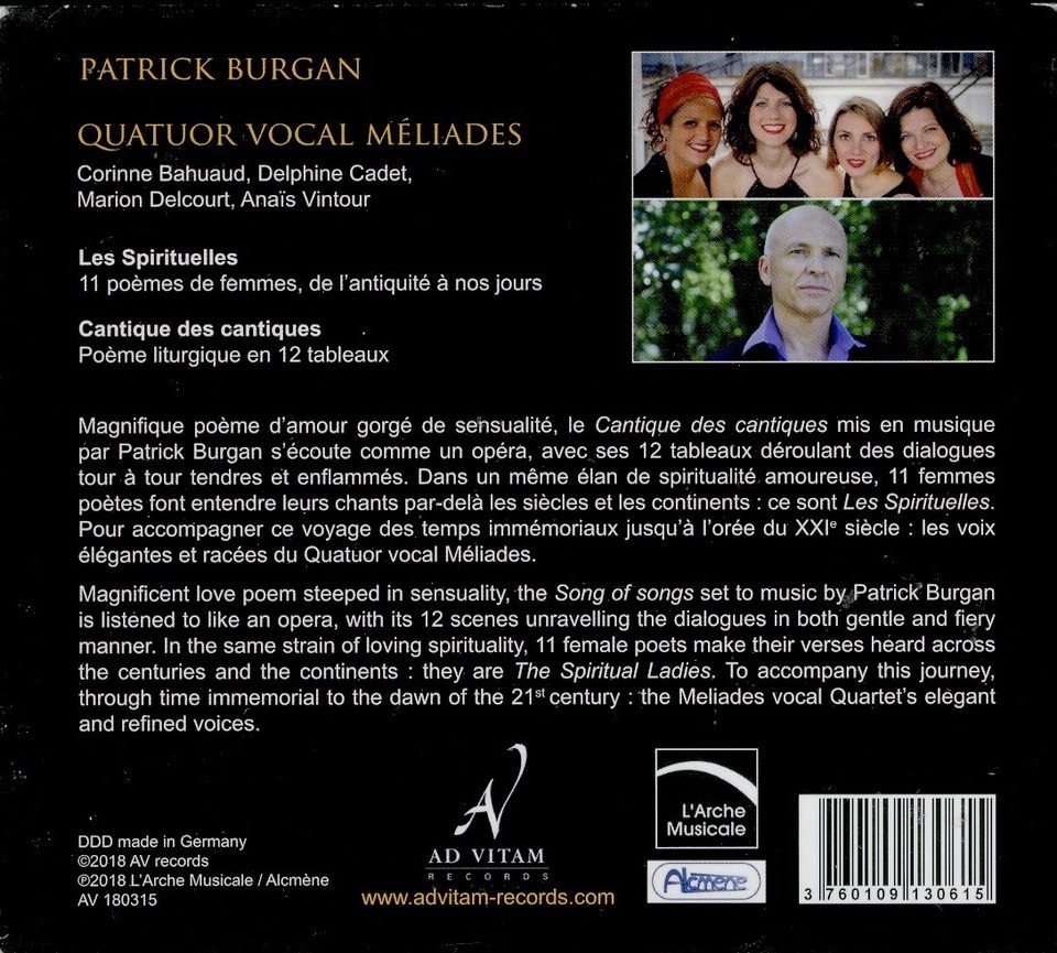 PATRICK BURGAN les spirituelles, cantique des cantiques MÉLIADES | eBay