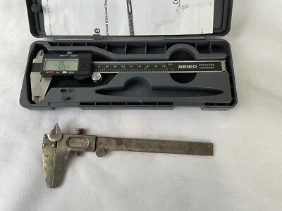 Neiko 01407A Electronic Digital Caliper W/Large LCD /Vintage Manual ...