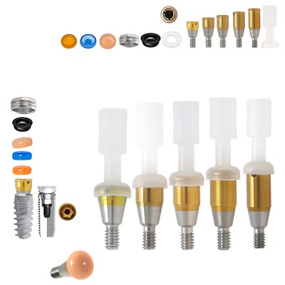 US Locator Abutment Male Cap Inserts Fits Nobel Actice RP Hex Implants ...