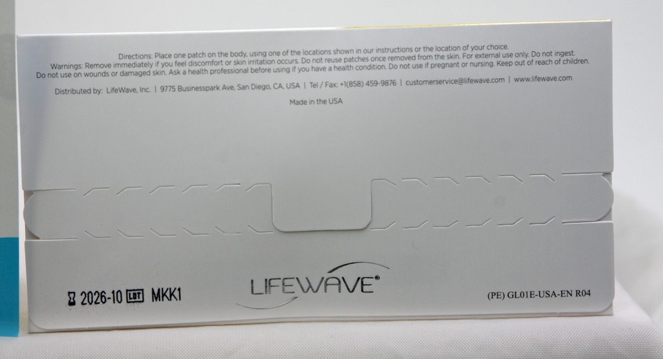 LifeWave Y-age Glutathione Phototherapy Patches, 30 Patches - Exp 08/ ...