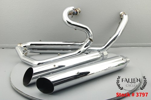 2004 Harley Electra Glide D&D BOARZILLA 2 INTO 1 Exhaust W/ GHOST PIPE ...