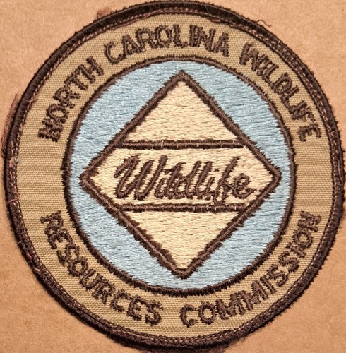 North Carolina Wildlife Resources Commission embroidered Iron on patch ...