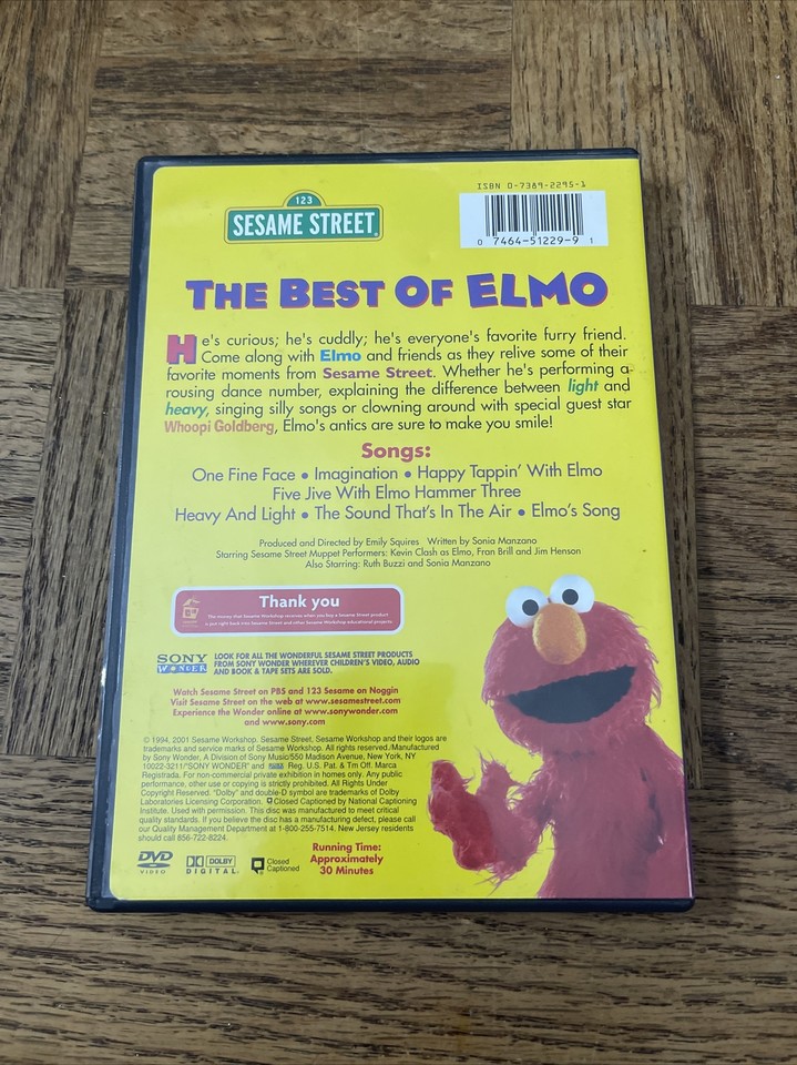 Sesame Street The Best Of Elmo DVD 74645122991| eBay