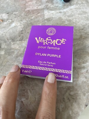 Versace Dylan Purple Pour Femme Eau de Parfum Sample Spray .03oz, 1ml ...