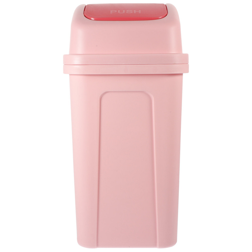 Shake Lid Trash Can Pp Office Compost Bin Kitchen Cans Waste Paper ...