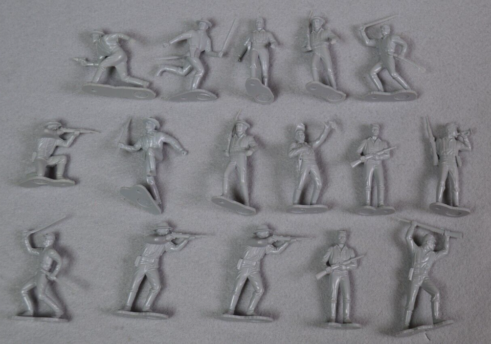 Marx 7th Cavalry Figures Fort Apache - Big Horn - IN Grey !! LOOK | eBay