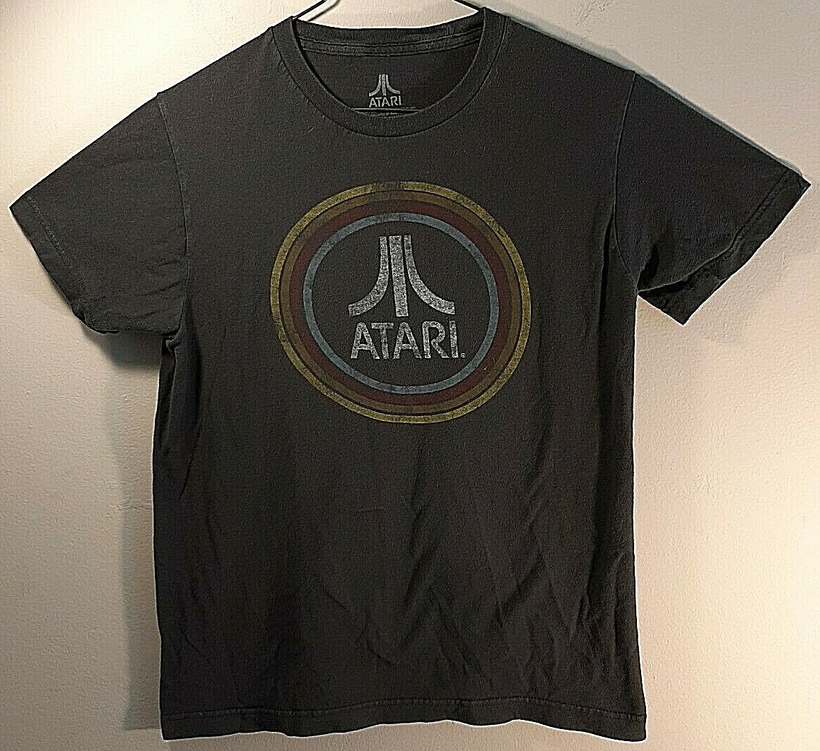 Ripple Junction Men's ATARI Gray Retro Logo T-Shirt S… - Gem