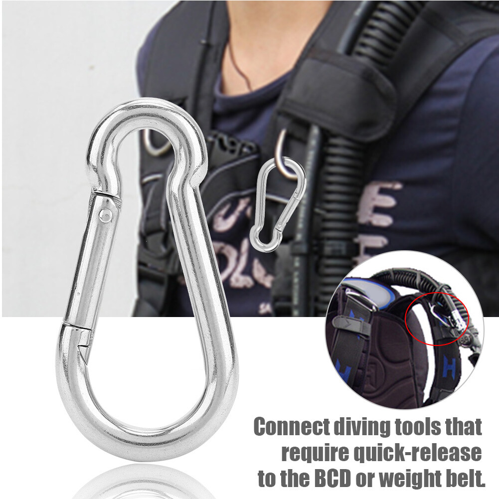 KEEP DIVING Spring Snap Hook Carabiner Diving Equipment Safe ...