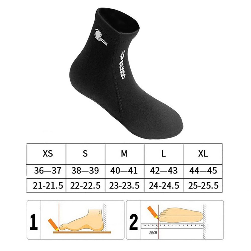 Beach Fin Sock Swimming Socks Scuba Swimwear Wetsuit Neoprene Diving ...