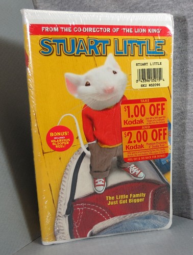 Stuart Little VHS The Little Family Just Got Bigger New NOS Hype ...