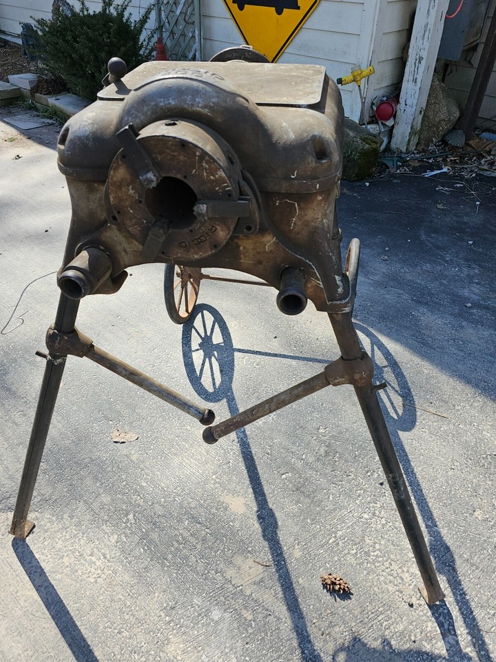 RIDGID 400 PIPE THREADER W/ ROLLING LEGS | eBay