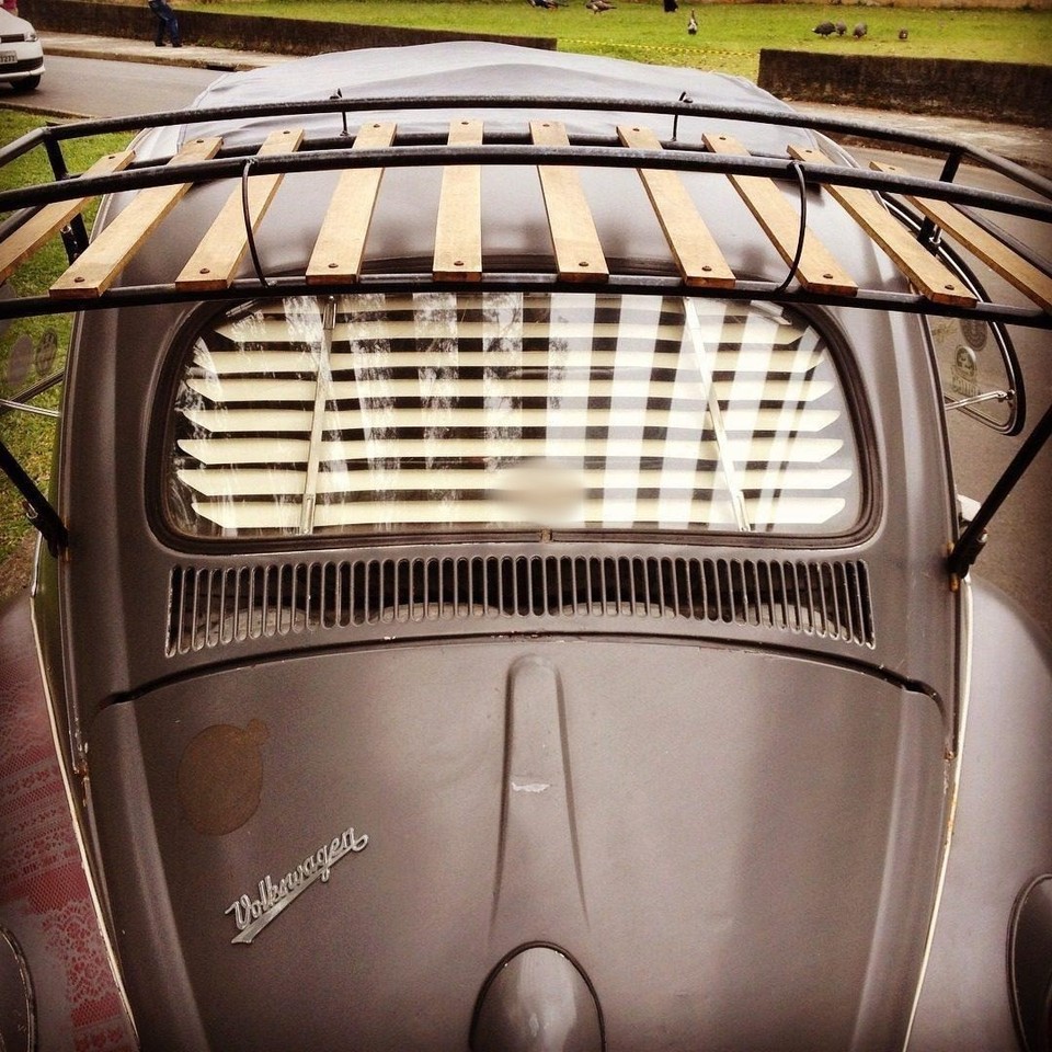 Rear Window Venetian Blinds Ivory Fixed Slats Volkswagen VW T1 Bug ...