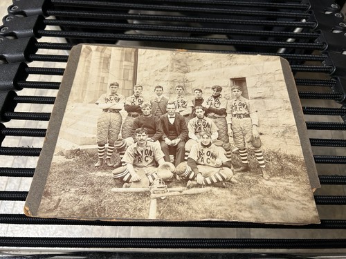 original 19th century circa 1890's BASEBALL team MOUNTED PHOTO..FREE ...