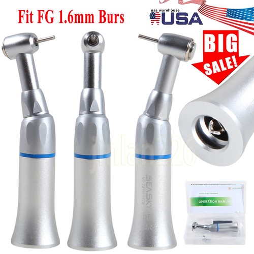 Dental Slow Speed Push Contra Angle Handpiece fit NSK FG 1.6mm Friction ...