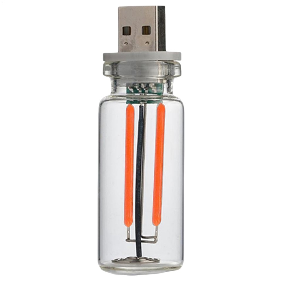 1Pc USB Car LED Lighting Retro Auto Mood Lamps Night Lamps USB Touch ...