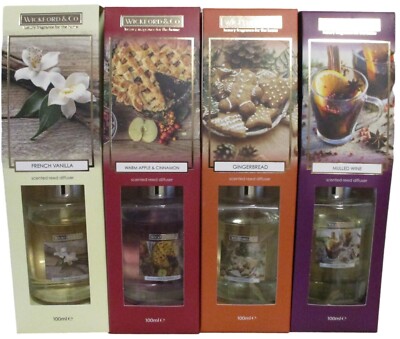 Wickford & Co Scented Reed Diffuser Luxury Fragrance For The Home 100ml ...