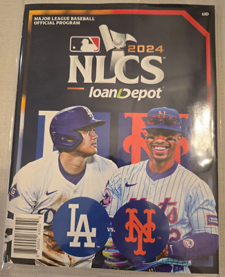 2024 MLB NLCS GAME PROGRAM NATIONAL LEAGUE CHAMPIONSHIP FEATURING N.Y ...
