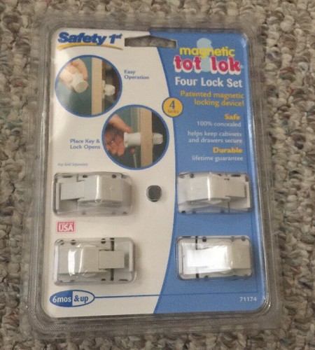 Safety 1st Magnetic Tot Lok Four Lock Set Four Locks | eBay