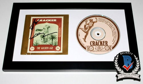 CRACKER DAVID LOWERY SIGNED FRAMED 'THE GOLDEN AGE' CD BOOKLET BECKETT ...