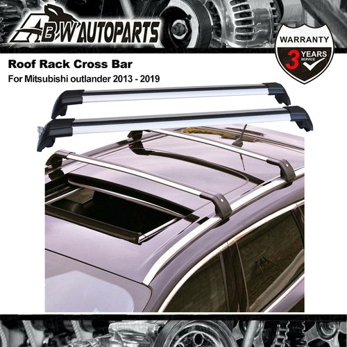 Roof Rack For Mitsubishi Outlander 2013 - 2020 To Flush Rail Lockable ...