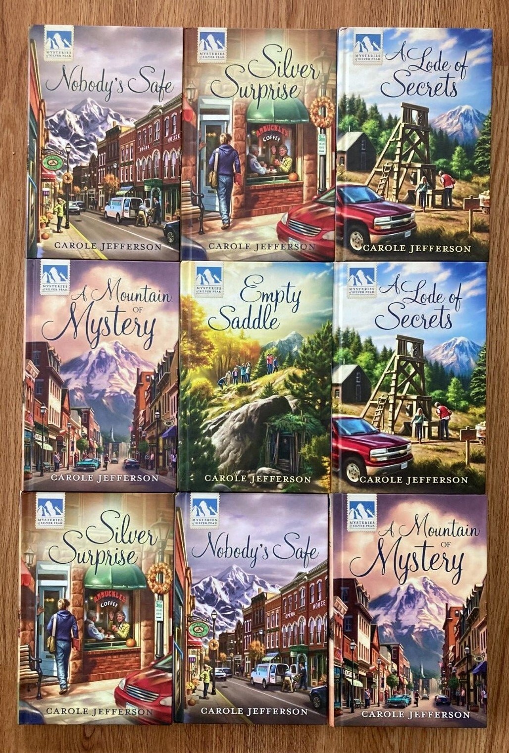 Lot of 9 Mysteries of Silver Peak Guideposts Carole Jefferson HC | eBay